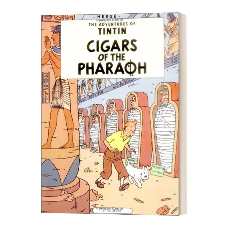 The Adventures of Tintin The Cigar of the Pharaoh American Edition ...