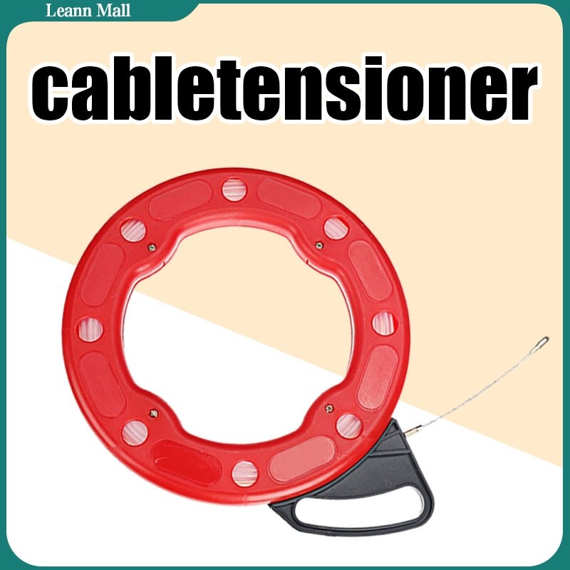 30M Conductive Electrical Cable Puller Fiberglass Fish Tape Reel Puller ...