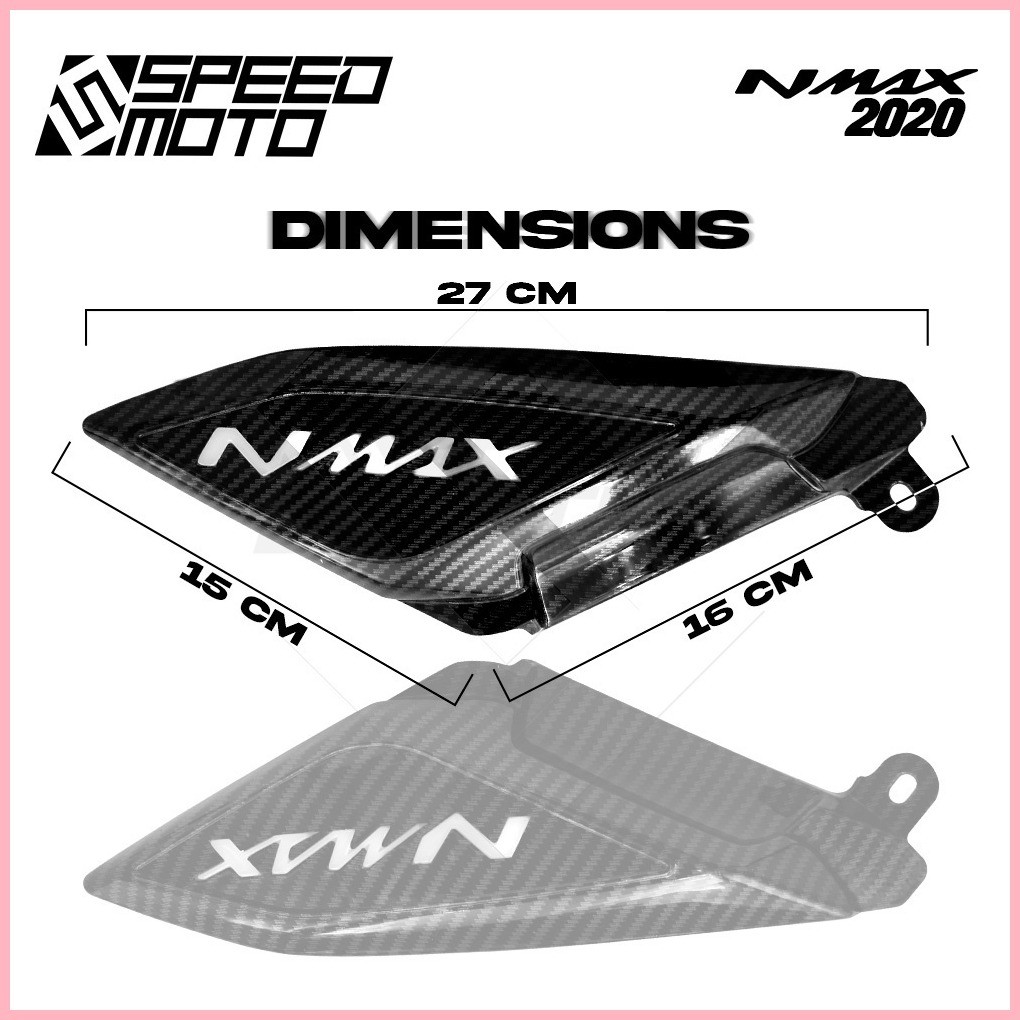 NMAX 2020/2021 SIDE VENT COVER CARBON MADE IN THAILAND FOR NMAX V2/V2.1 ...