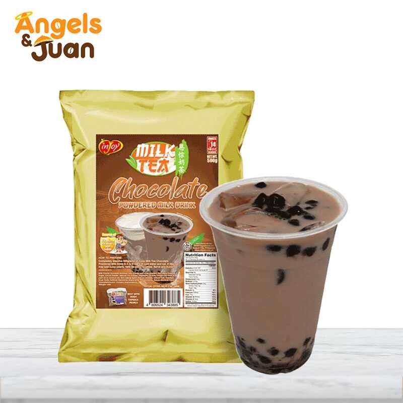 Injoy Chocolate Powdered Milk Tea Drink 500G | Shopee Philippines
