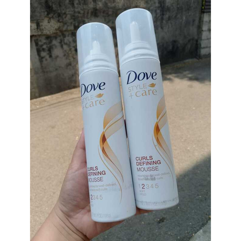 DOVE Style+Care CURLS DEFINING MOUSSE 198G Fdb D0b 3D1 F0f | Shopee ...