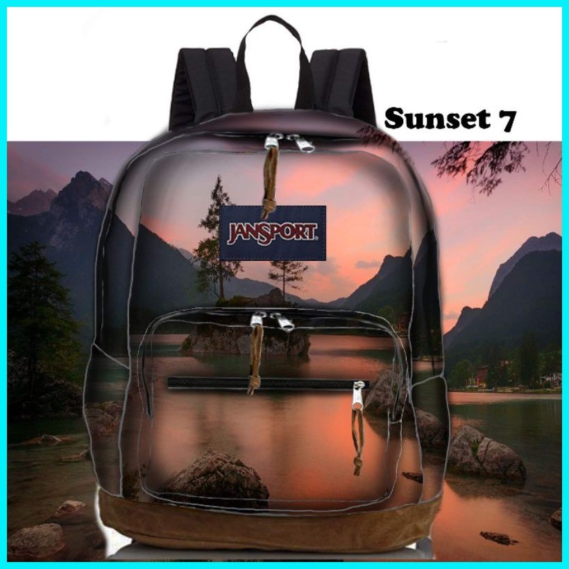 jansport rigthpack special print sunset design | Shopee Philippines