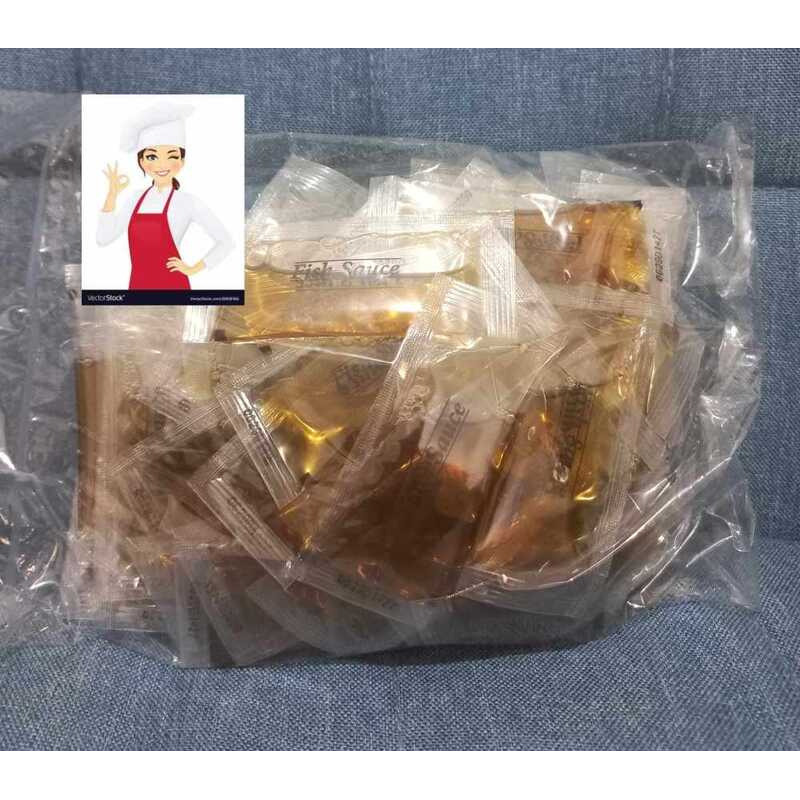 100% Fish Sauce Sachet Patis (8 Grams X 100 Pieces) FAST DELIVERY Ec7 ...