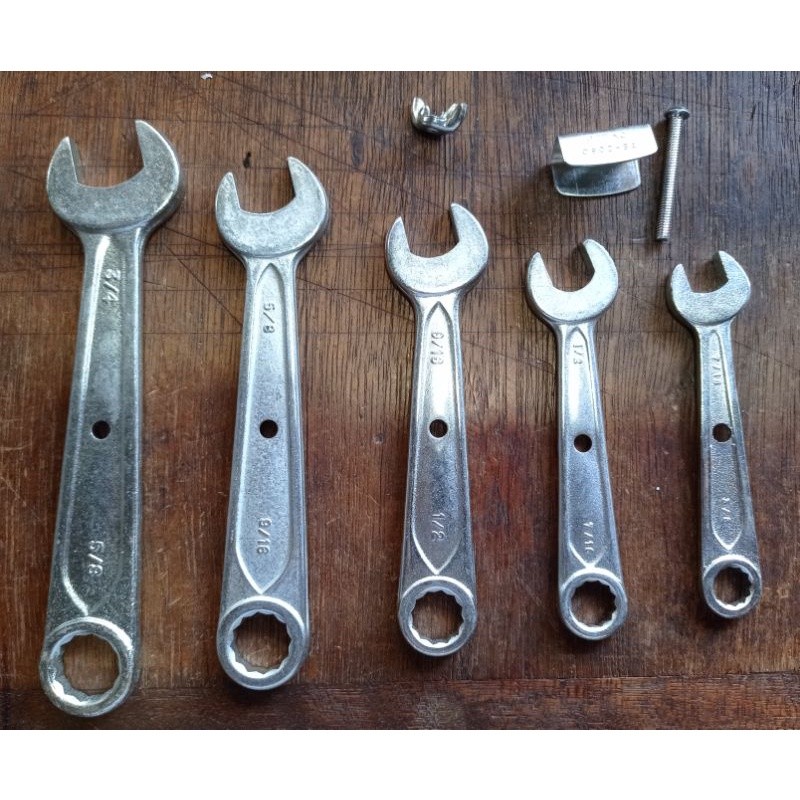 INDESTRO 5 pc 3/8 - 5/8 Combination Wrench Set | Shopee Philippines