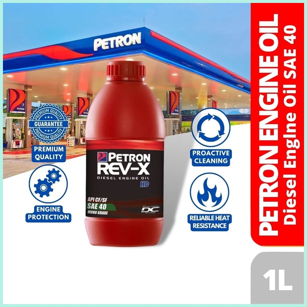 【Local Stock】Petron Rev-X HD 30 Diesel Engine Oil (1 Liter) | Shopee ...