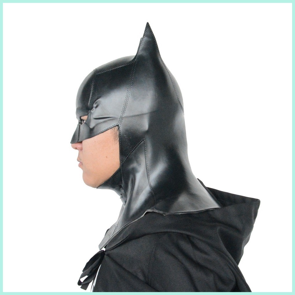 2022 The Dark Knight Batman Latex Masks Cowl Cosplay Party Superhero ...