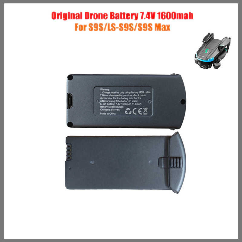 Ls-S9s GPS Drone 7.4V 1600Mah L200 Max Mini Rechargeable For S9s Li-Po ...