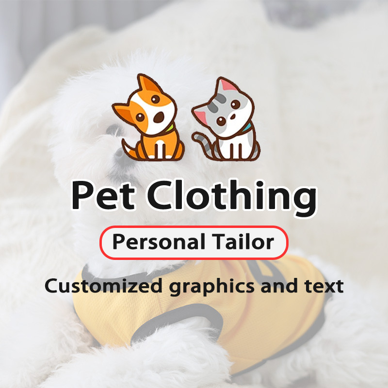 Pet Clothes Customized Personalized Production Dogs and Cats Vest Dog ...