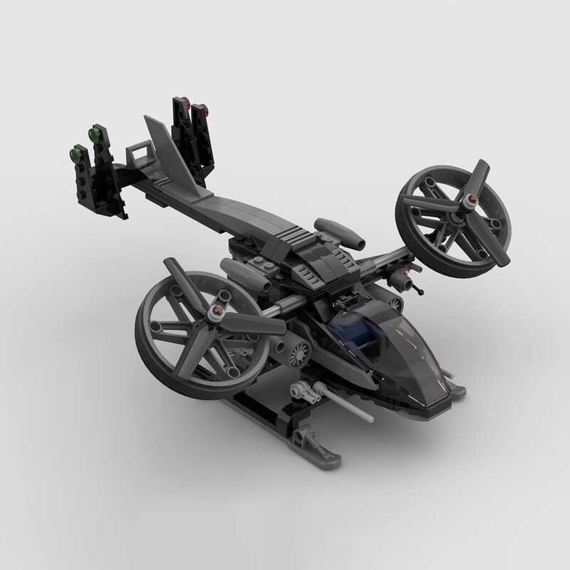 6D MOC Building Blocks Compaible Wih LEGO 87032 Avaar AVATAR Helicoper ...