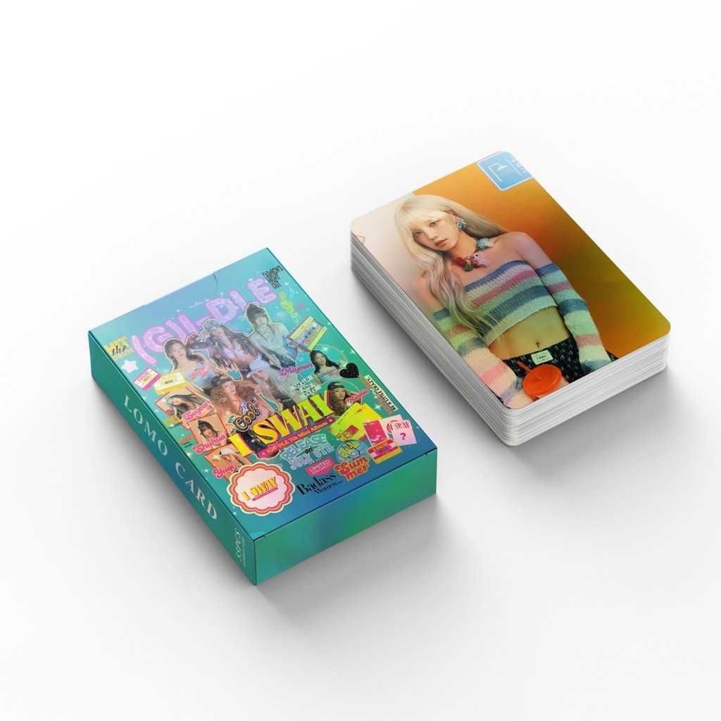 Kpop Idol (G)I-DLE Album I SWAY Photo Card Hologram High Quality Flash ...
