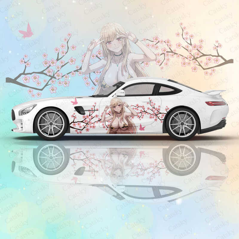 Marin Kitagawa Body Stickers Anime Itasha Vinyl Side Decal Car Sticker ...