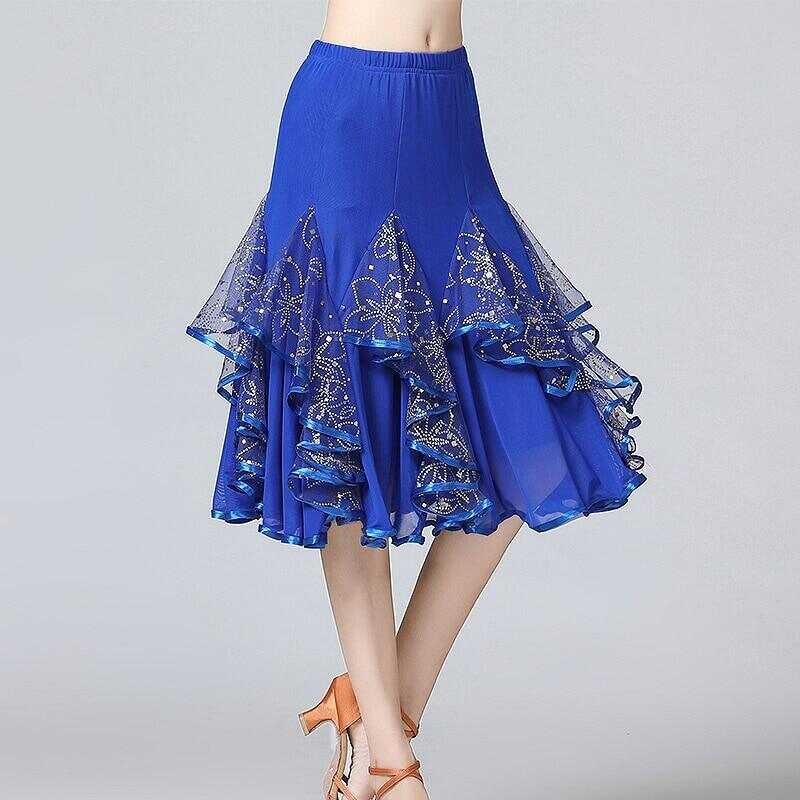 Ballroom Bagong Kababaihan Latin Tango Modern Skirts Pambansang ...