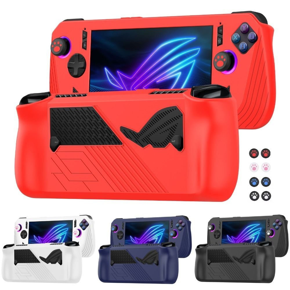 For ASUS ROG Ally X 4 color With Cat Claw Button Caps Silicone Models ...
