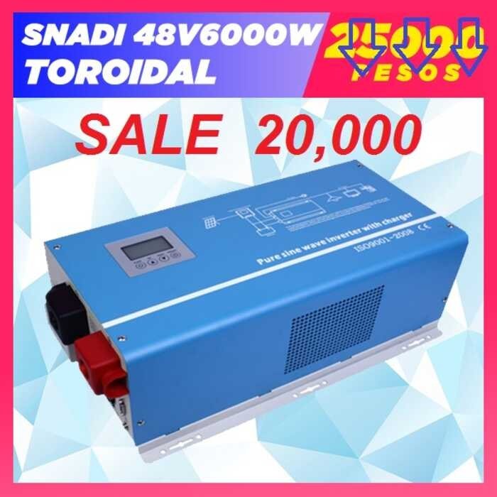 126 Toroidal Snadi Solar 48V6000w Snat Inverter | Shopee Philippines
