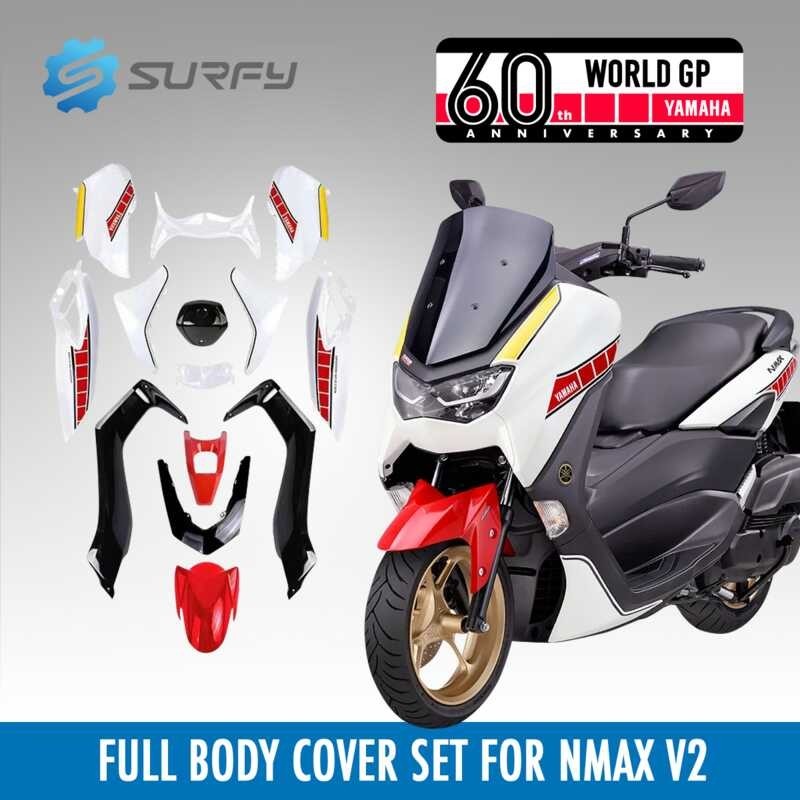 Flairings Nmax V2 Original With Decals Set World GP 60Th Design Cover ...