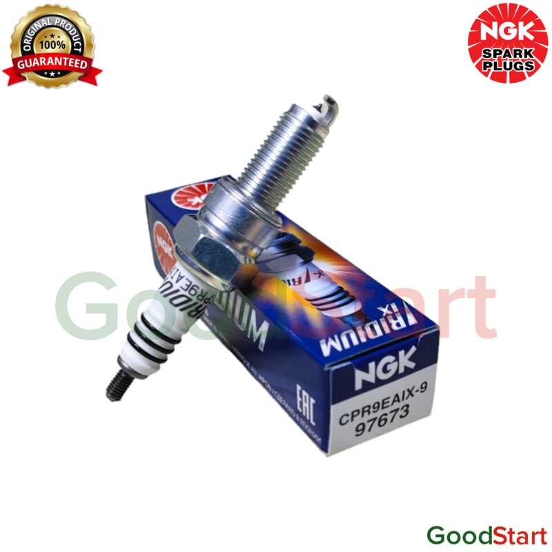 NGK Iridium Spark Plug CPR9EAIX-9 HONDA: CLICK Version 1/2, CRF L, BEAT 110 Fi, CB 150 R ...