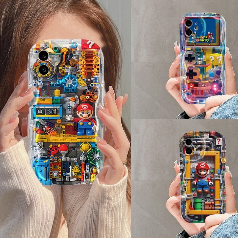 3D Super Mario Bricks Phone Casing For VIVO V15 V15 Pro V20 Pro V23 ...