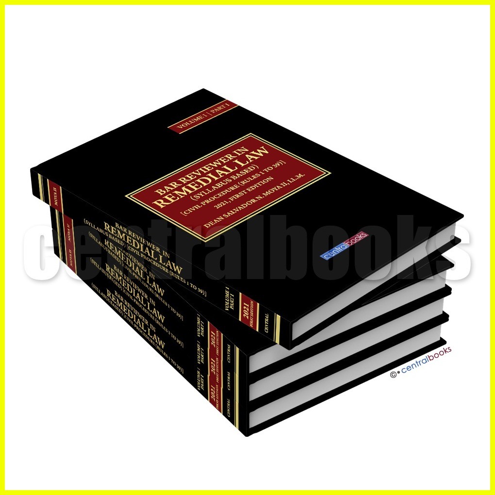 ♂ Bar Reviewer in Remedial Law (Syllabus-Based) Vol. I Part I (2021) by ...