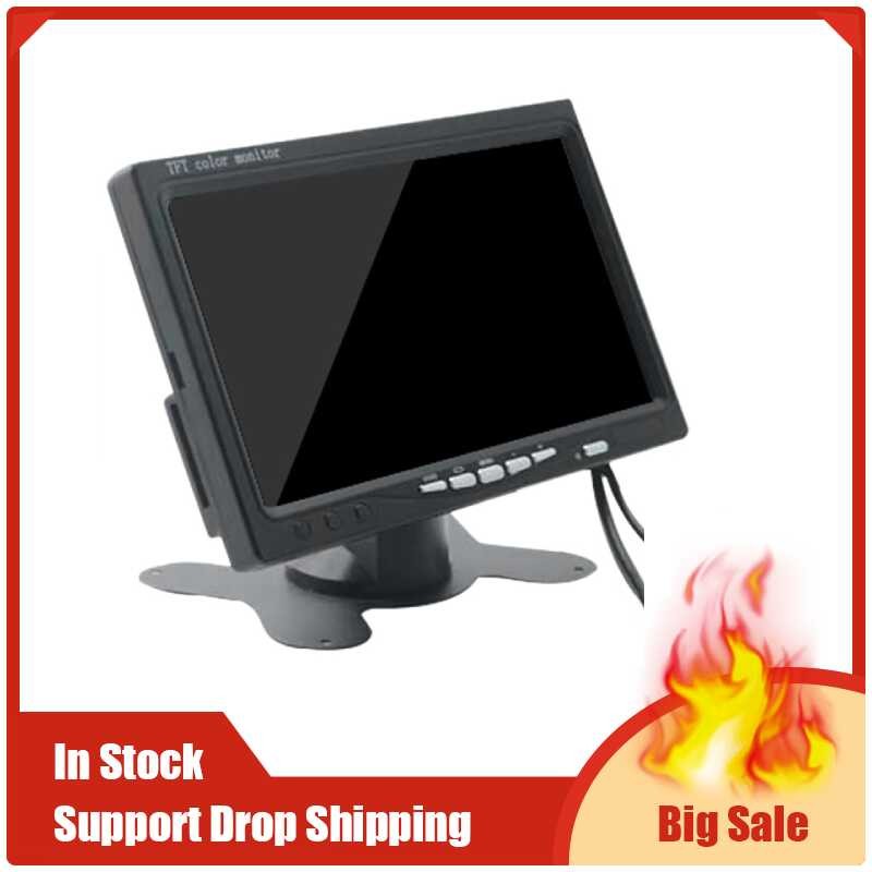 TV Mini 7 Inch HD Monitor 800X480 Portable Car LCD Screens On Dvd/Cmmb ...