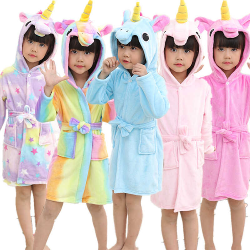 Ba Karapatang Bagong Cartoon Kabataan Mga Bata Ng Flannel Damit Unicorn ...