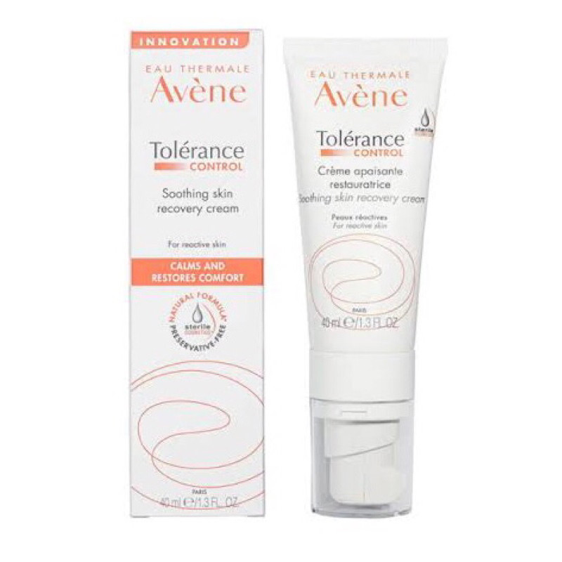 Avene Tolerance Control Soothing Skin Recovery Cream 40ml | Shopee ...