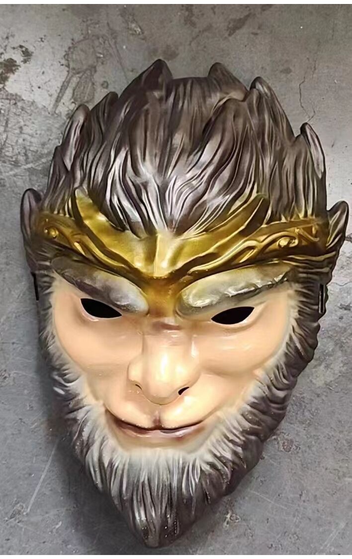 Game Black Myth:Wukong Mask Sun Wukong Cosplay Prop Monkey King Face ...