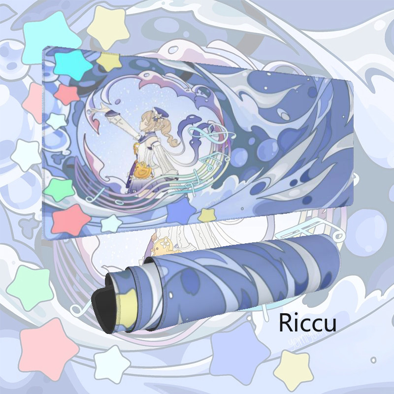 Mouse pad Genshin Impact Keyboard Pad Furina Venti Xiao Wanderer ...