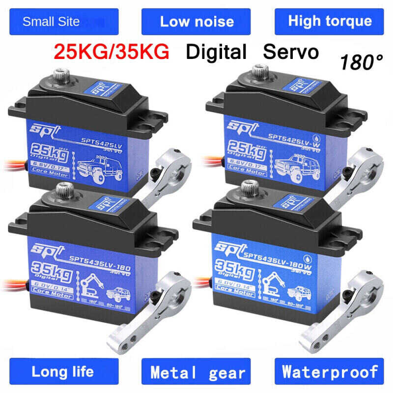 25Kg SPT 35Kg Large Torque 180° Metal Gear Digital Servo Waterproof ...