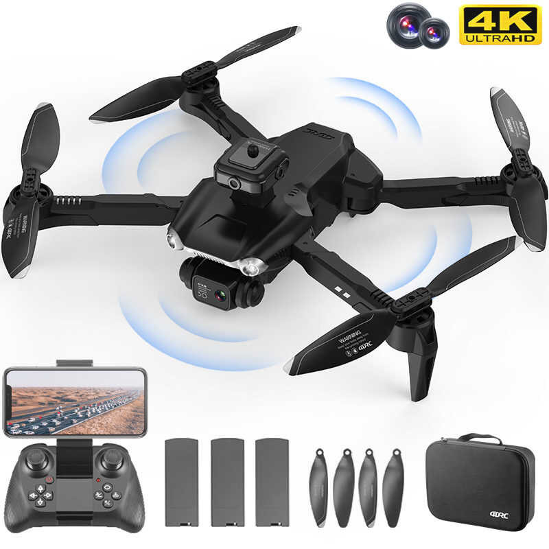 V28 New WIFI FPV Drone With Wide Angle HD 4K/1080P Camera 360° Obstacle ...