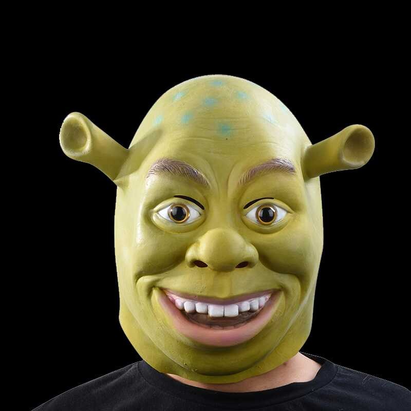 Mask Halloween Green Shrek Mas Movie Cosplay Masquerade Party Mascara ...