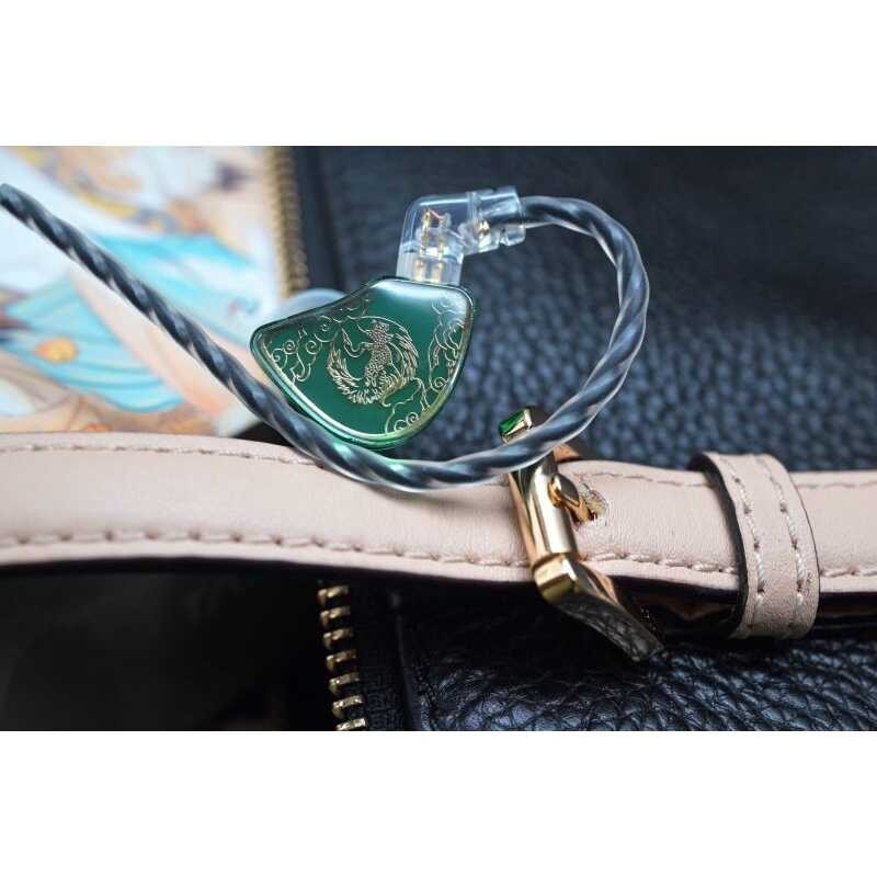 WANER Tangzu Green With Mic 10Mm Dynamic Driver In-Ear Earphone IEM MIC ...