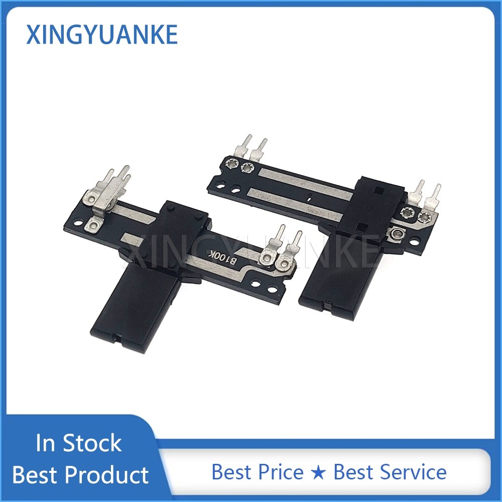 10Pcs/lot Straight Sliding Potentiometer 40MM Mixer Slide Fader B100K ...