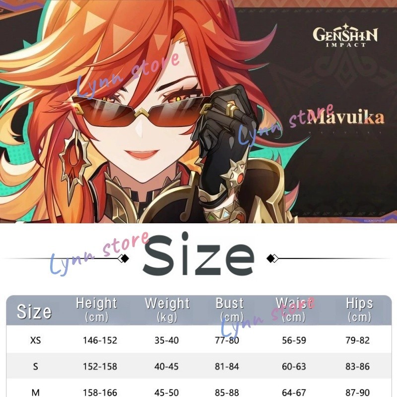 Natlan Pyro Archon Mavuika Cosplay Costume GENSHIN IMPACT Cosplay ...