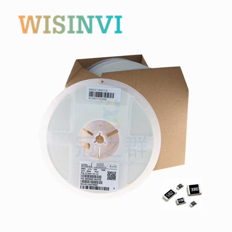 5000 PCS full reel 0603 Chip Resistor 5% 0R-1M R001 R010 R100 R020 1R ...