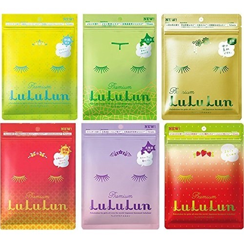 [Regionally limited set of 6 types, 7 pieces] Premium Lululun (2 types ...