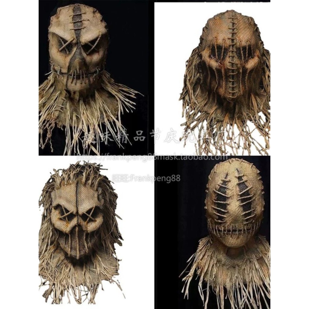 Halloween Sack Bag Scarecrow Mask Haunted House Secret Room Script Kill ...