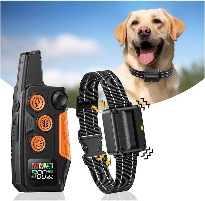 3300FT Remote Control,IP67 Dog with 3 Training Modes Shock, Vibration ...