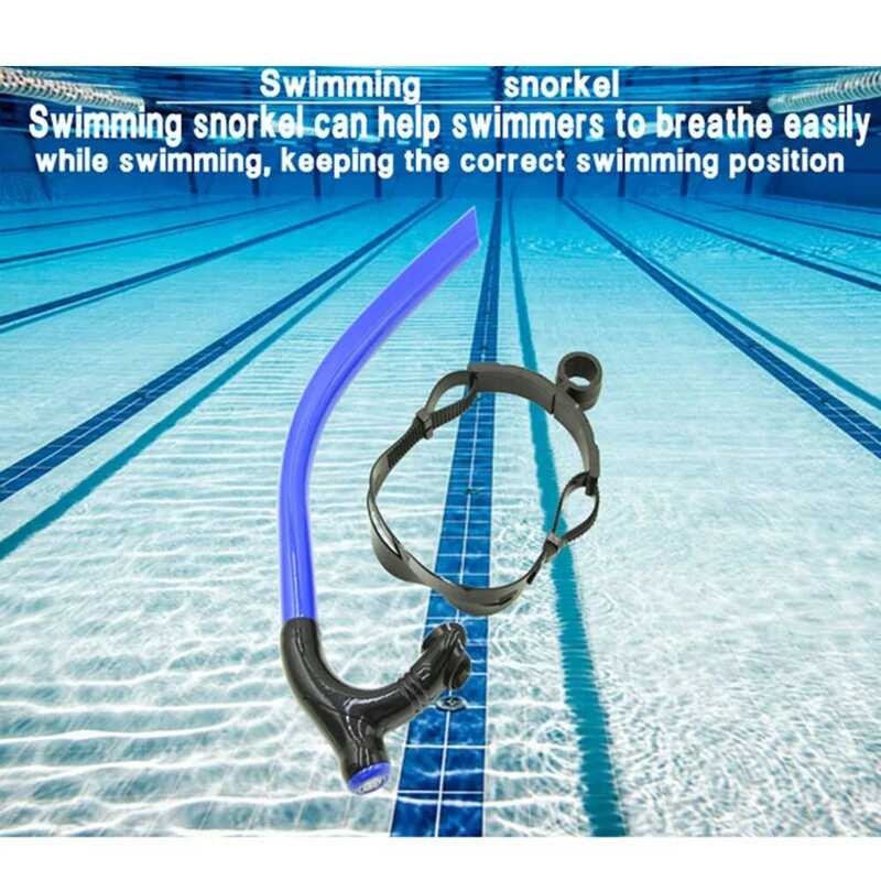 Swimming Silicone Front Breathing Tube Diving Training Adults Snorkel ...