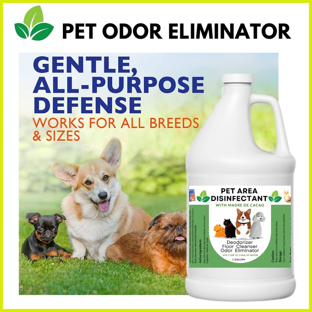 Premium Poop & Pee Deodorizer/Disinfectant 1 Gallon / 4 Liters - PET ...
