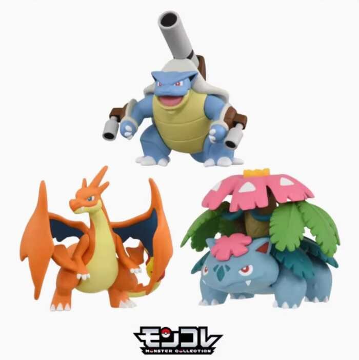 Tomica MS Pokémon MEGA Charizard Y Bulbasaur Squirtle Figure | Shopee ...