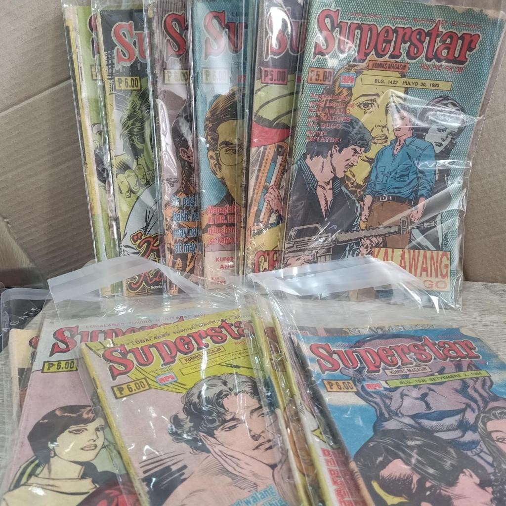 Superstar komiks from 1993 to 2000s - price per piece - vintage tagalog ...