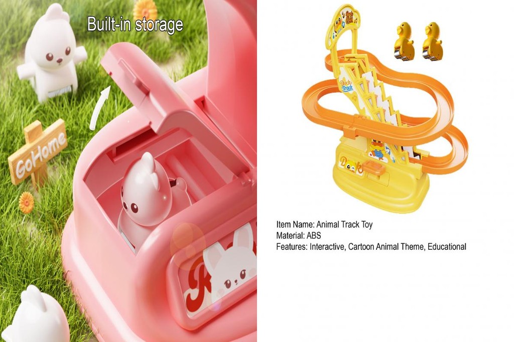 Rabbit Sliding Track Toy Cartoon Rabbit Track Toy Kids Educational ...