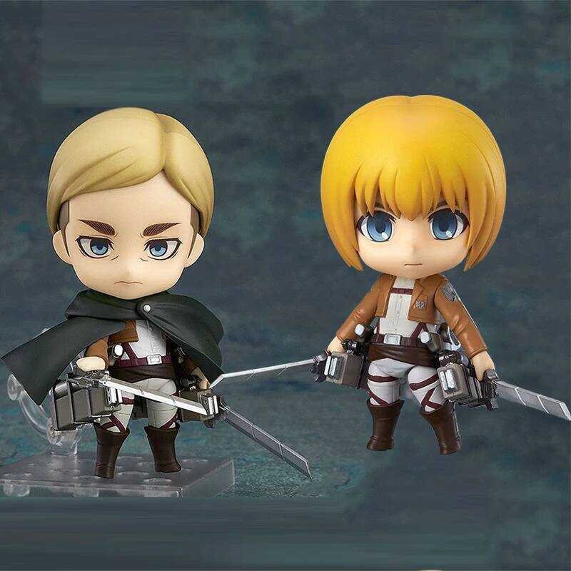 Anime Eren Jaeger Attack On Titan Figure 755 Erwin Smith Doll Armin 435 ...