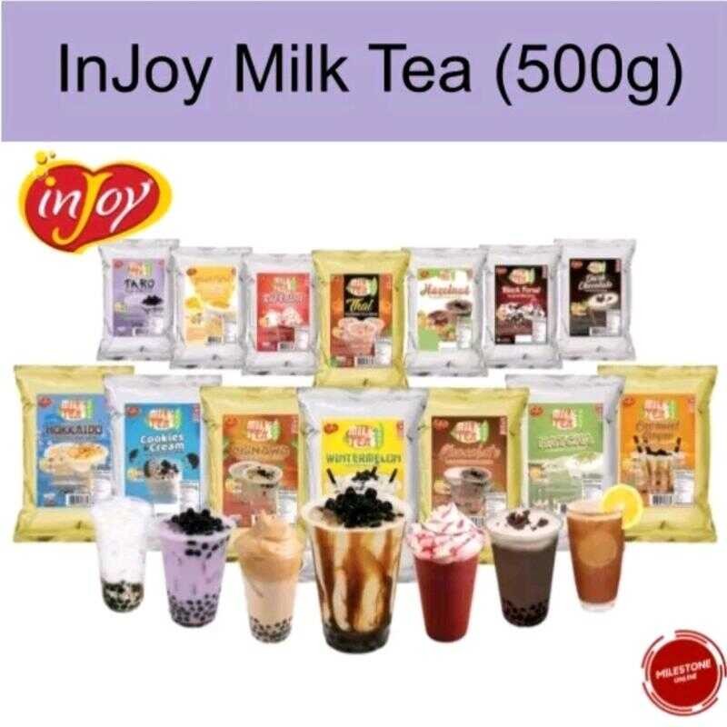 Injoy Milktea Powder 500G dsgfgs lyy | Shopee Philippines