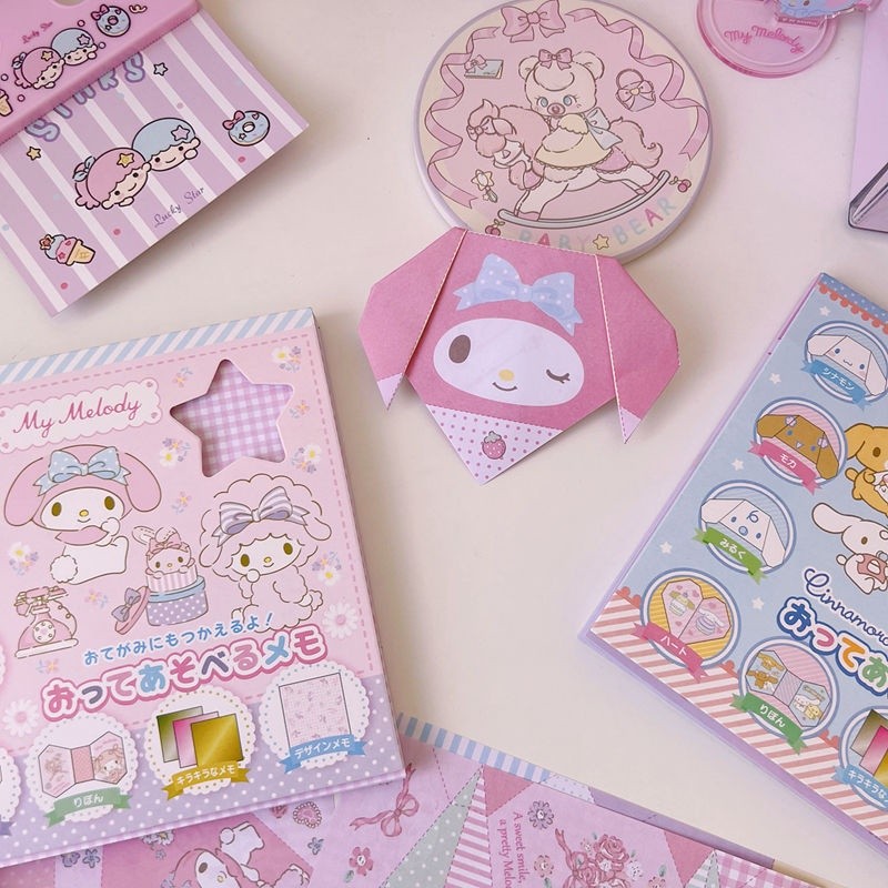 Cartoon Melody Jade Guigou Decorative Origami DIY Student Tearable Hand Ledger Memo Handmade ...
