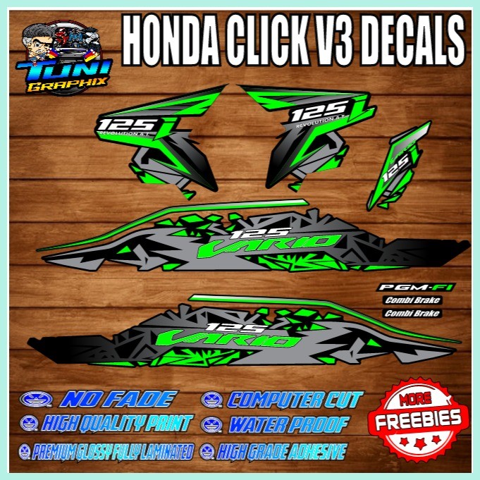 HONDA CLICK VARIO V3 NEW MALAYSIAN DECALS STICKER | Shopee Philippines