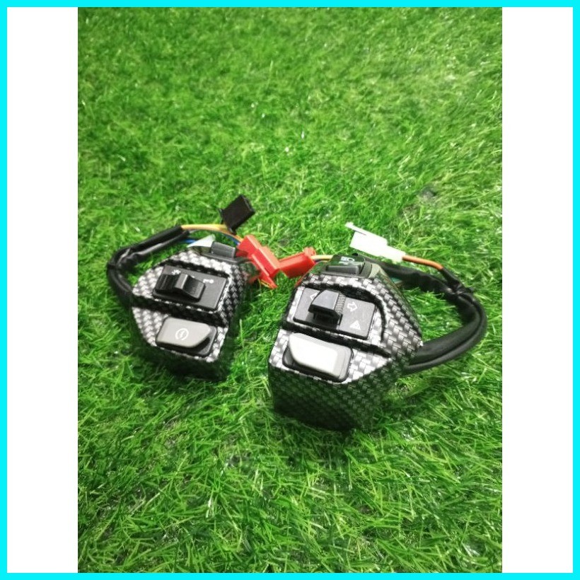 Carbon Handle switch for Aerox 155 Left & Right Set Pair na po | Shopee ...