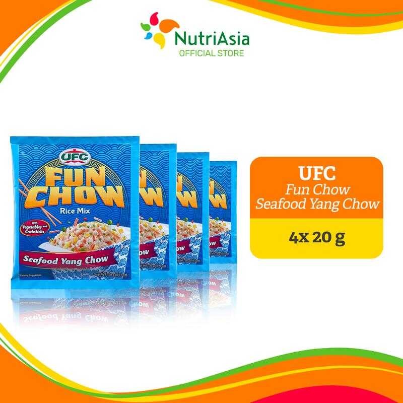 UFC Fun Chow Rice Mix Seafood Yang 20G Bundle Of 4 | Shopee Philippines
