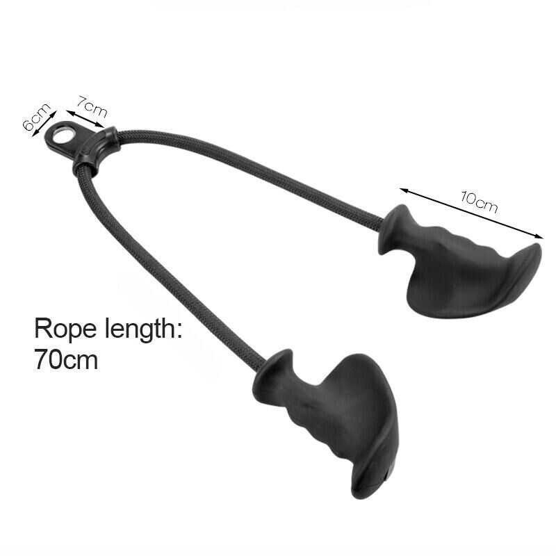 Heavy Duty Bicep Tricep Rope Lat Pull Down Handle Pulley Cable Hine ...