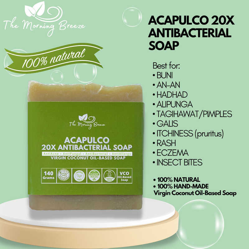 ACAPULCO 20X ANTIBACTERIAL SOAP AntiAcne, AntiFungal, Antibacterial ...